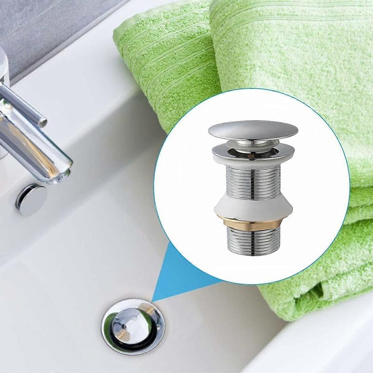 Washbasin drain pipe, universal automatic drain pipe, no flap automatic ...