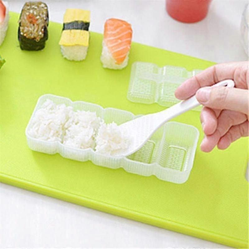 Japanese Nigiri Sushi Mold Rice Ball 5 Roll Maker Non Stick Pressed Bento Tool, Set Of 2 | Fruugo UK