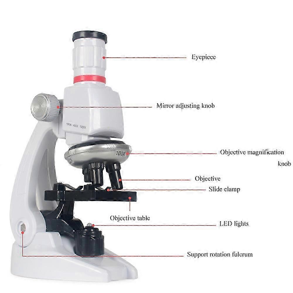 Kid 1200x Microscope Playset Kit Bio Mobile Phone Microscope Gifts ...