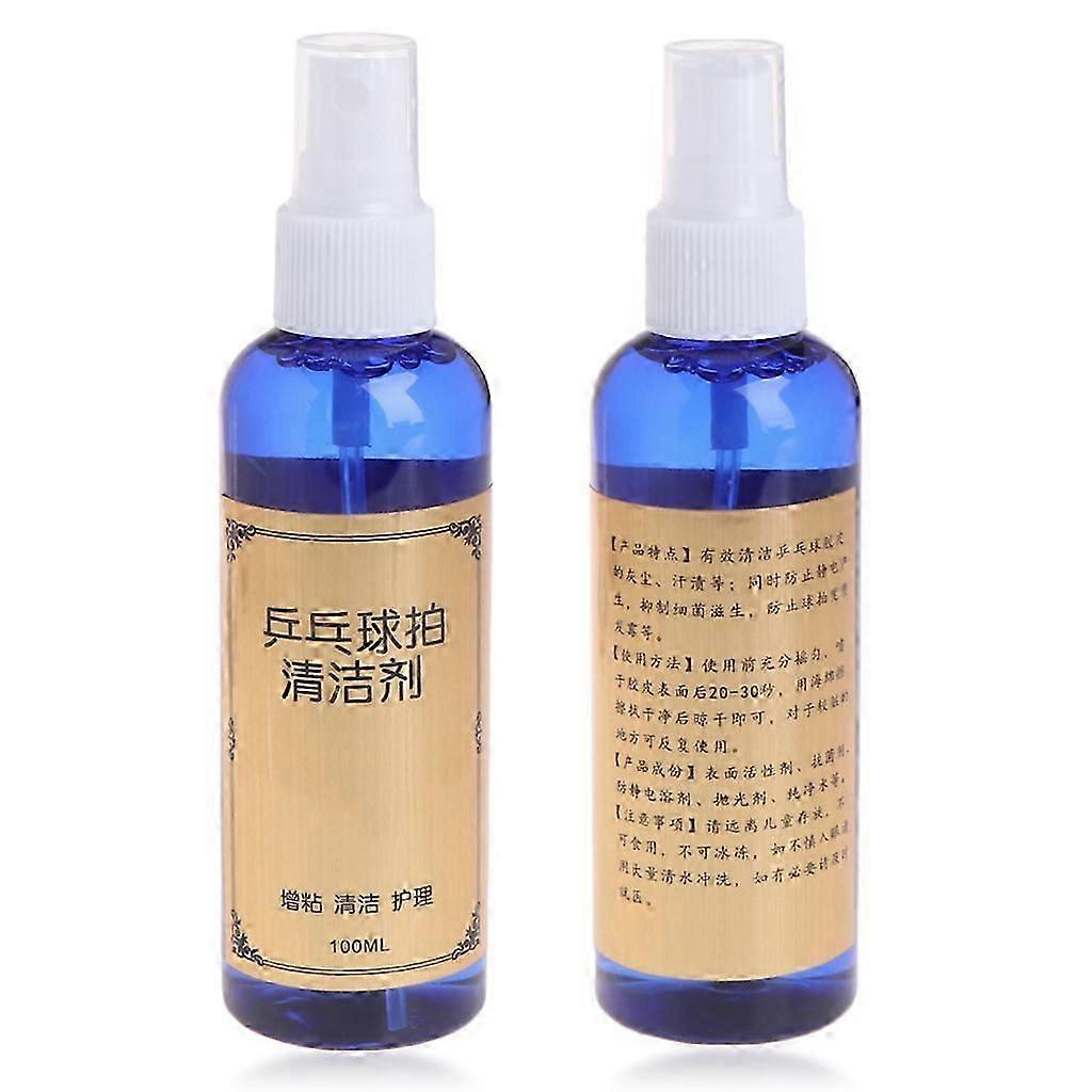 100ml Cleaning Agent Cleaner For Table Tennis Pingpong Rubber Racket ...