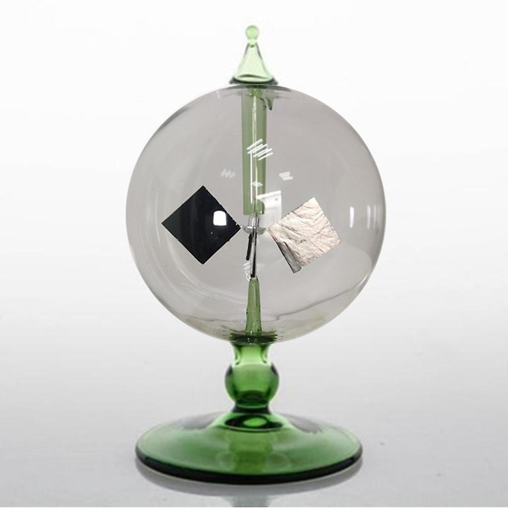 4 Blades Rotating Glass Windmill Solar Powered Crookes Radiomter Light ...