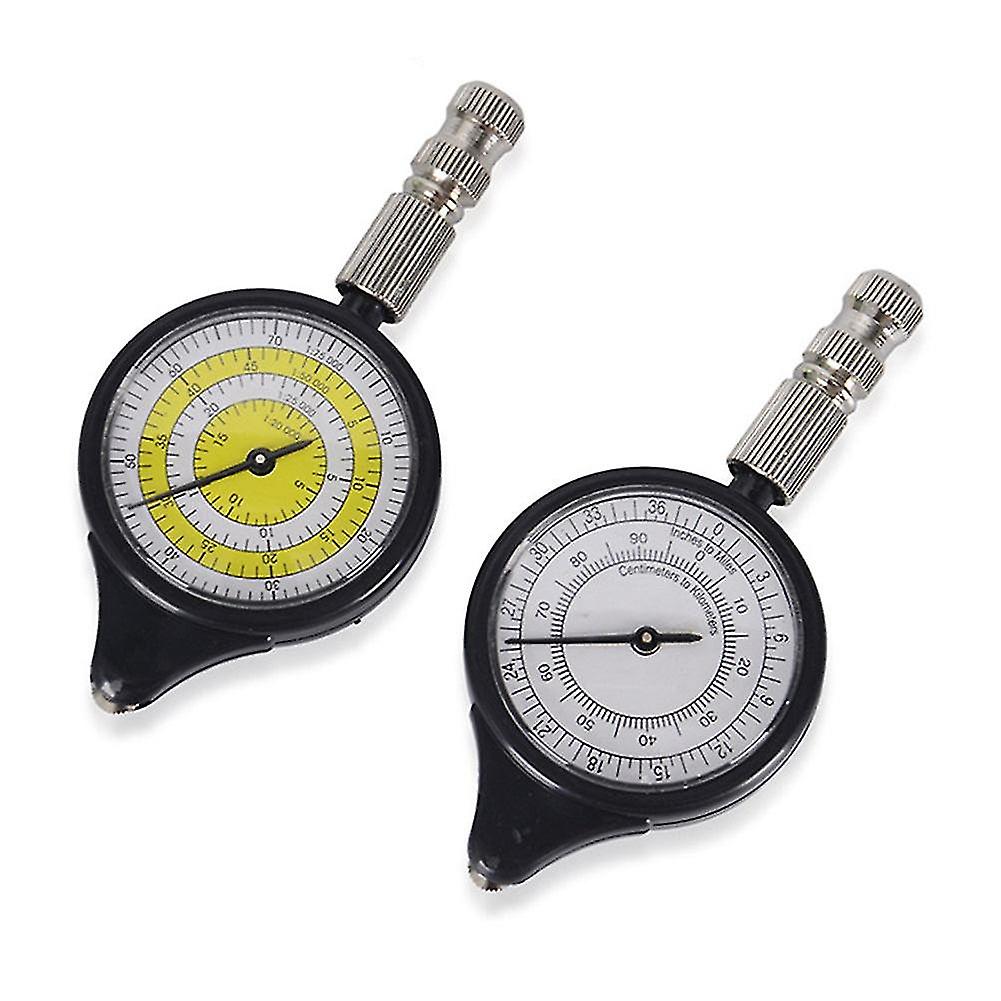 2022 New map rangefinder odometer multifunction compass curvimeter climbing map scale ruler ...