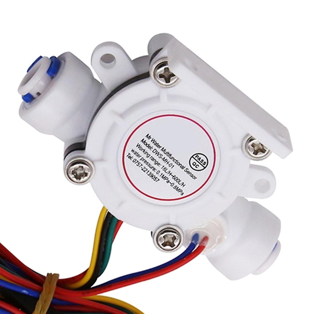 Water Flow Tds Temperature Sensor Flowmeter Dc5-24v Hall Effect Flow ...