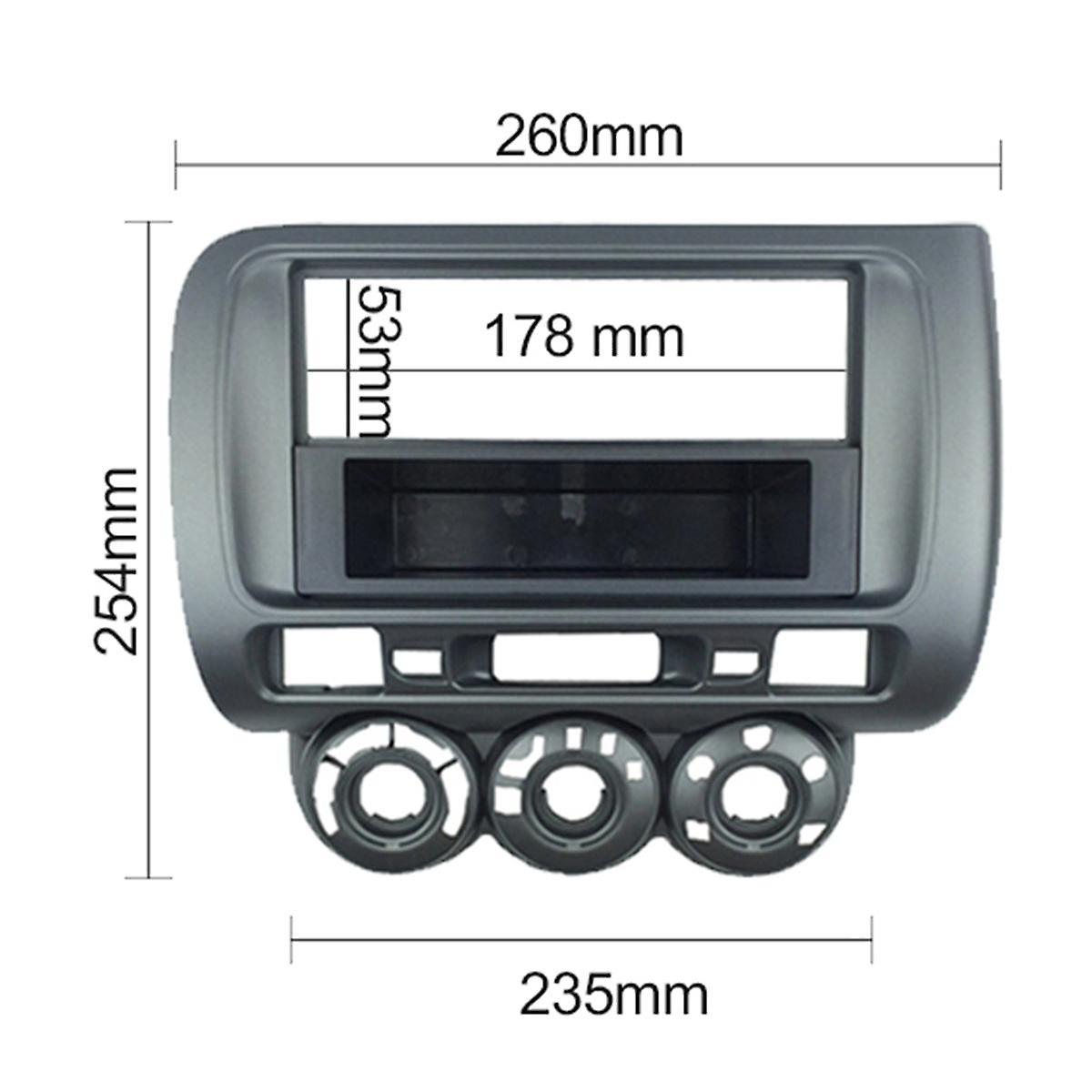Car Radio Fascia For Fit Jazz City Lhd One Din Dvd Stereo Cd Panel ...