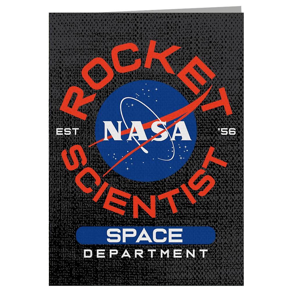 NASA Space Department Rocket Scientist Greeting Card | Fruugo UK