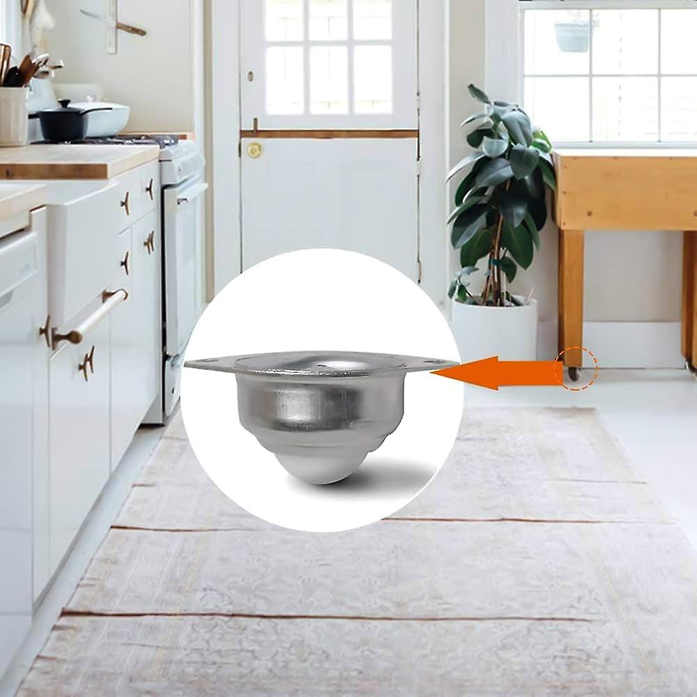 Furniture Casters Small Pack of 8 Ball Casters for Furniture Cabinet ...