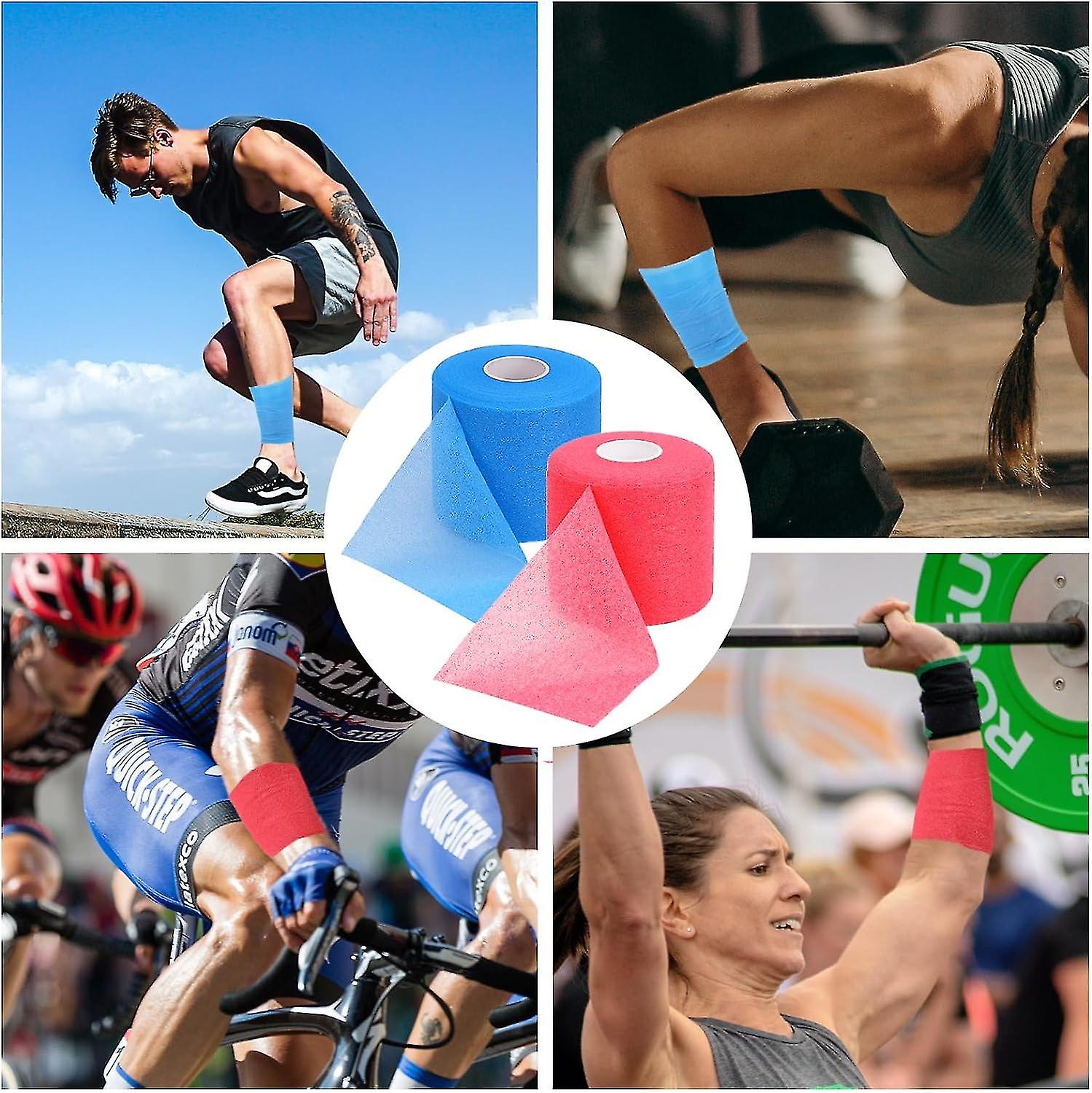 2 Rolls Sports Pre-wrap Set, Professional Grade Pre-wrap For Hair ...