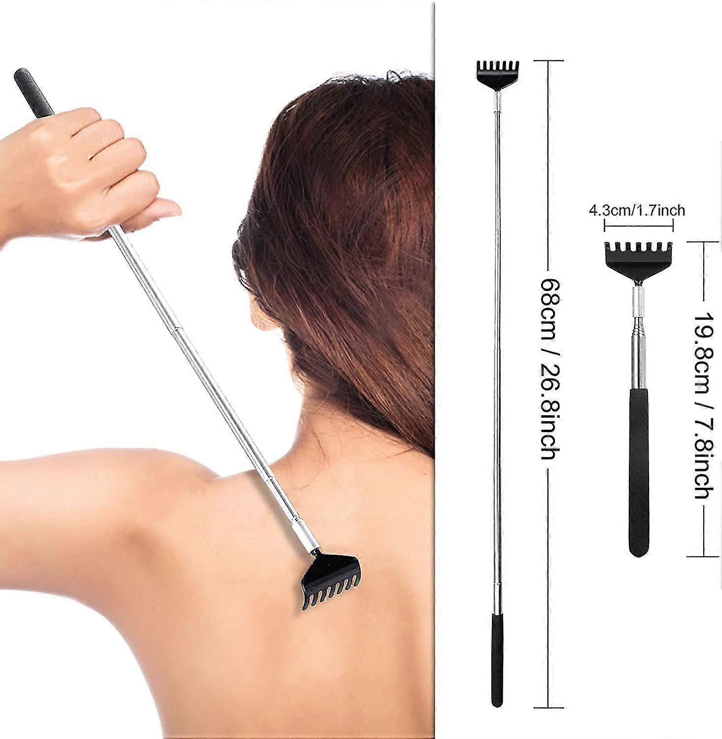 4-piece set, 20 claw scalp massage scraper for relaxing the head+finger ...