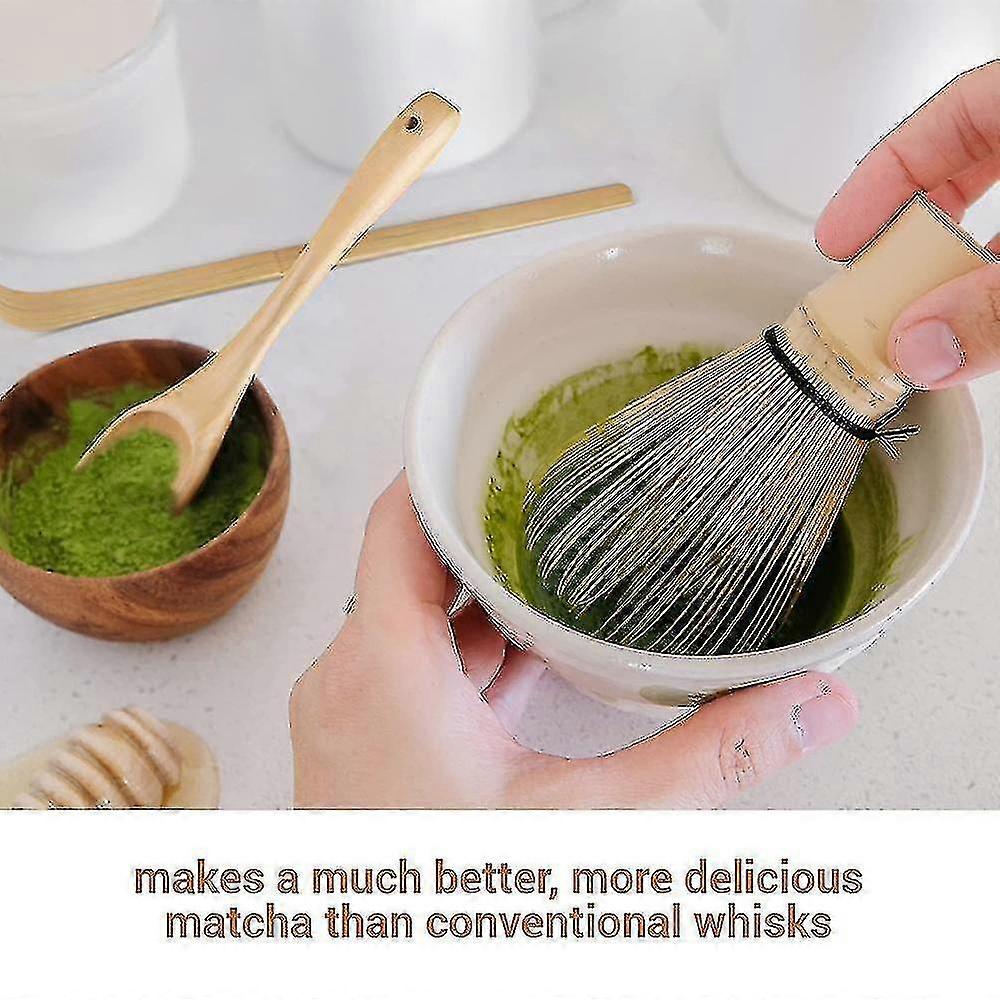 Traditional Matcha Whisk & Spoon Authentic Japanese Bamboo Whisk For ...