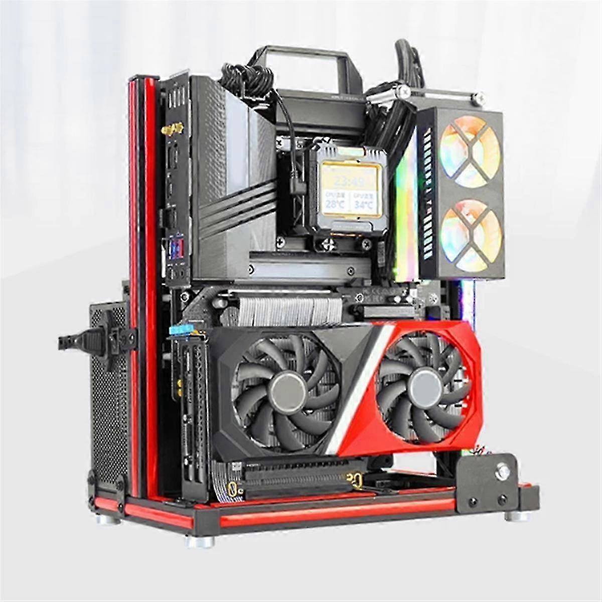 Aluminum Open Frame Case Support ATX/M-ATX Mainboard GPU Mount ...