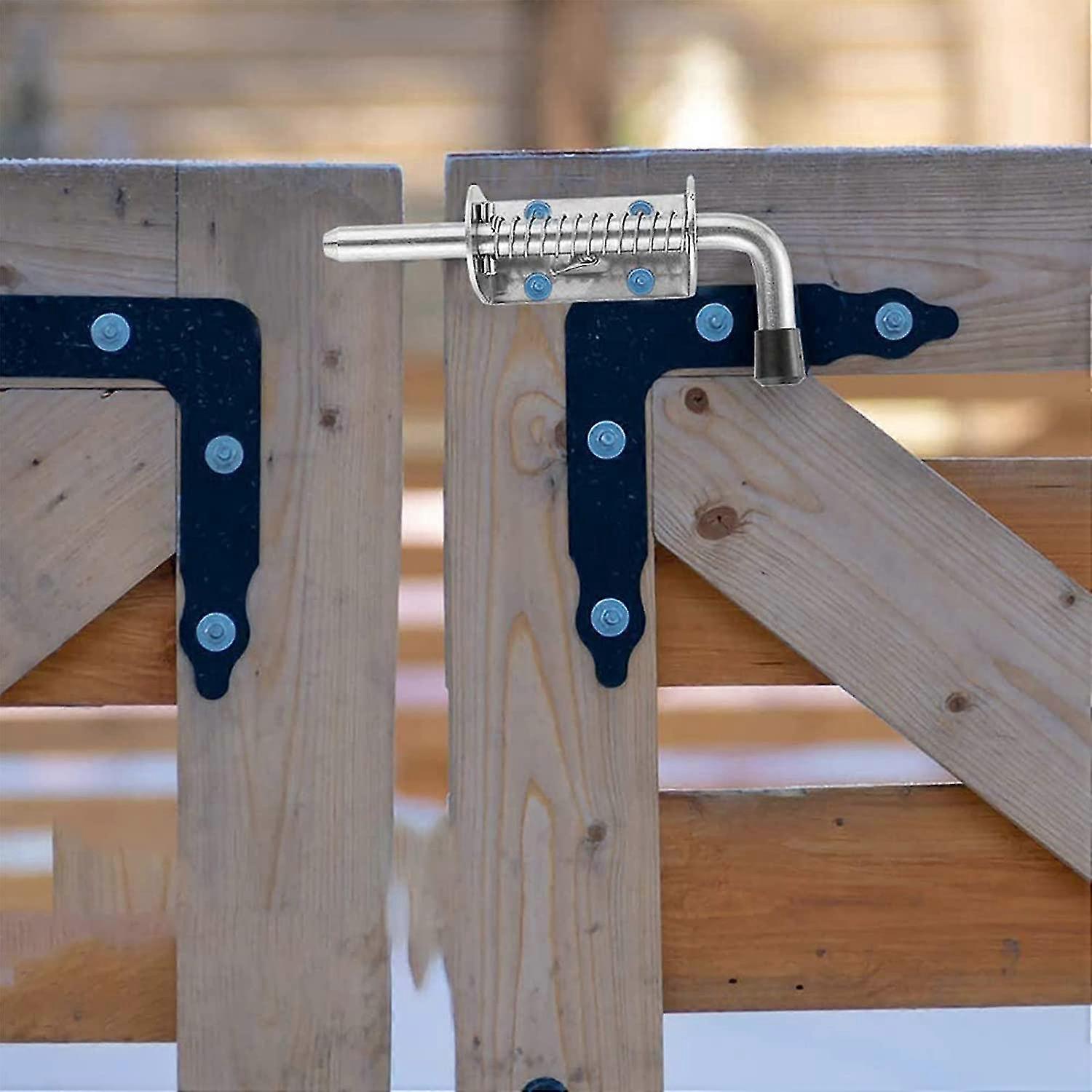 Stainless Steel Spring Latch 2 Pcs Garden Gate Latch Spring Latch Door ...