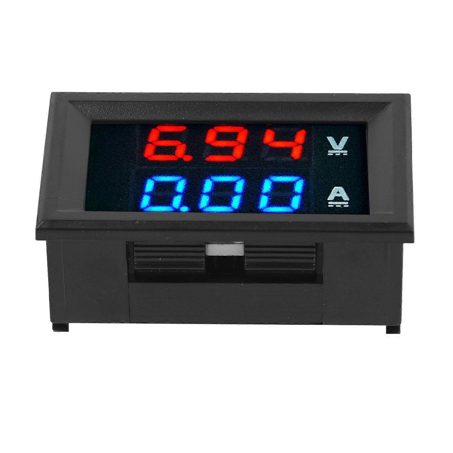 DC 100V Voltmeter Ammeter LED Dual Digital Tube Measure Current Voltage ...