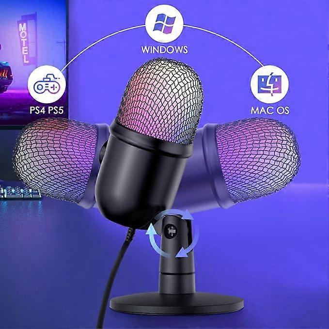 Usb Microphone, Condenser PC Mic, Mini Microphone Gaming Accessories ...