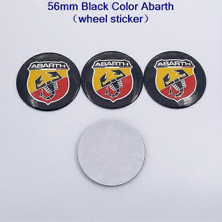4pcs New 56mm or 60mm Abarth Scorpion Logo Car Wheel Center Hub Cap Rim ...
