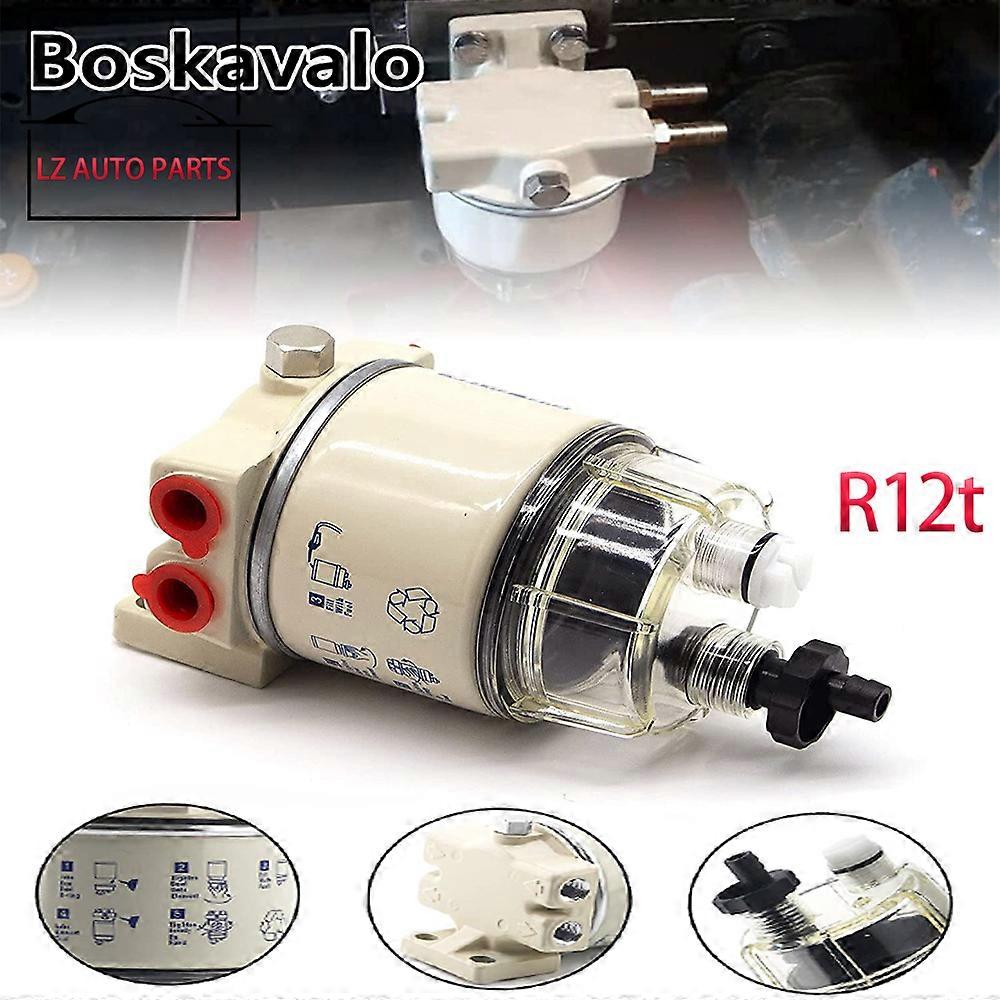 R12T Fuel Filter Water Separator Complete Kit - Marine SPIN-ON R12T ...