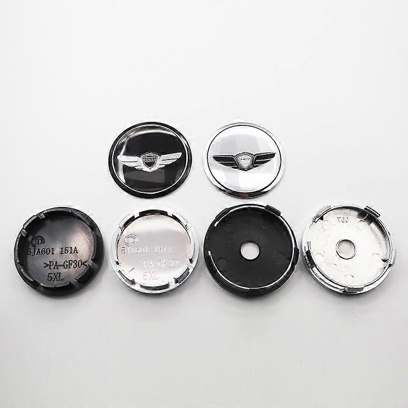 4pcs 56mm 60mm new GENESIS logo car emblem Wheel Center Hub Cap Rim ...