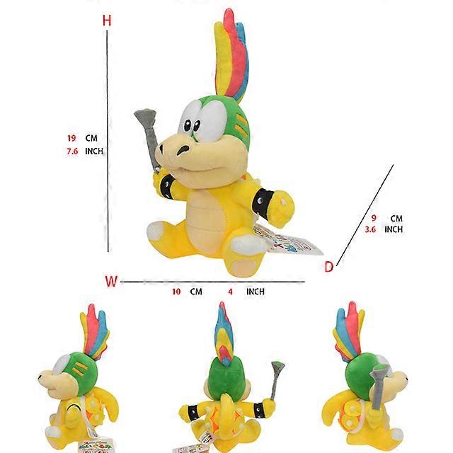 Plush Toys Princess Peach Bowser Koopa JR Ludwig Roy Morton Wendy Lemmy ...