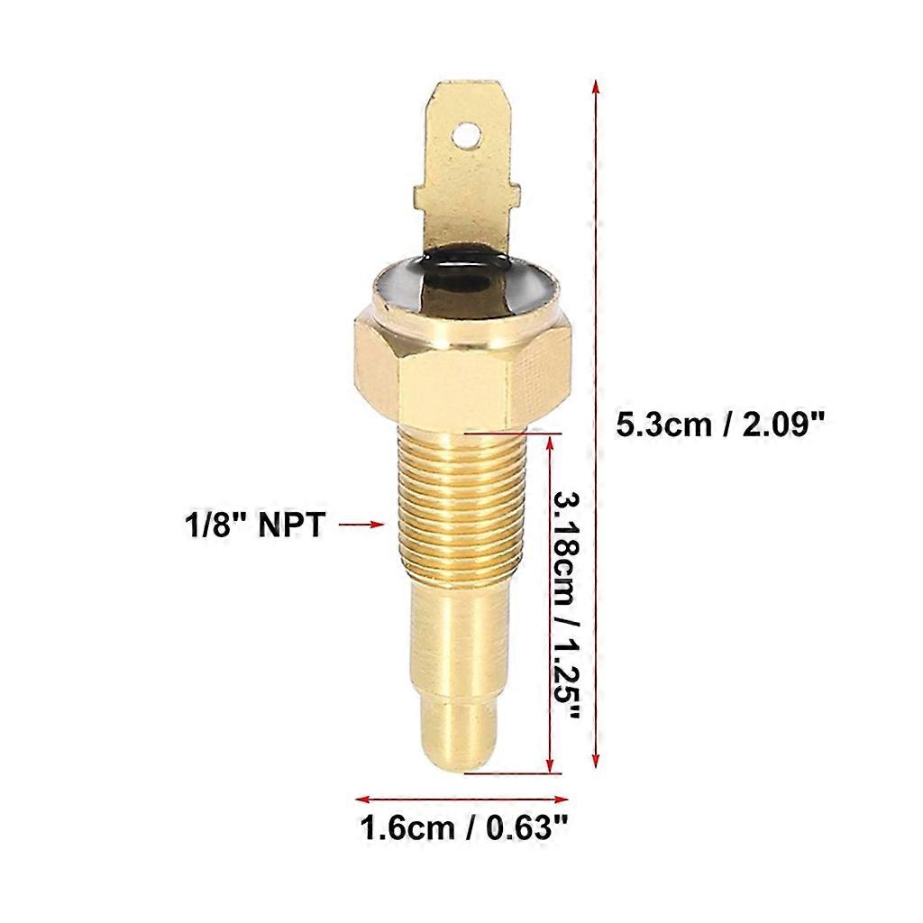 Water Temperature Thermostat Radiator Coolant Fan Switch for ATV Quad ...