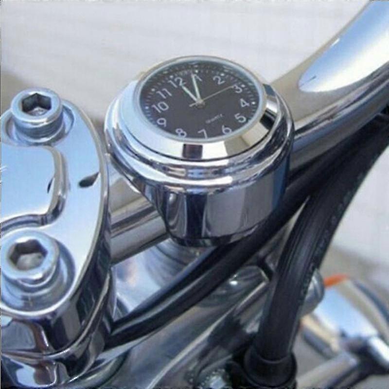 Universal Motorcycle Quartz Clock Waterproof Motorbike Mount Handlebar ...