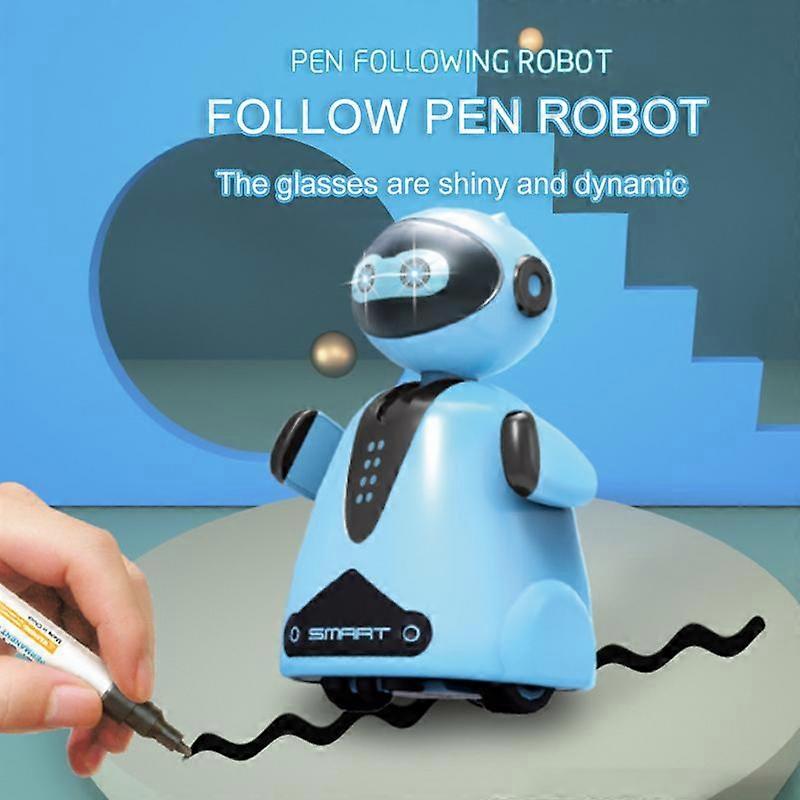 Drawn Line Magic Pet Toy Robot Pen Inductive Follow Black Track Map ...