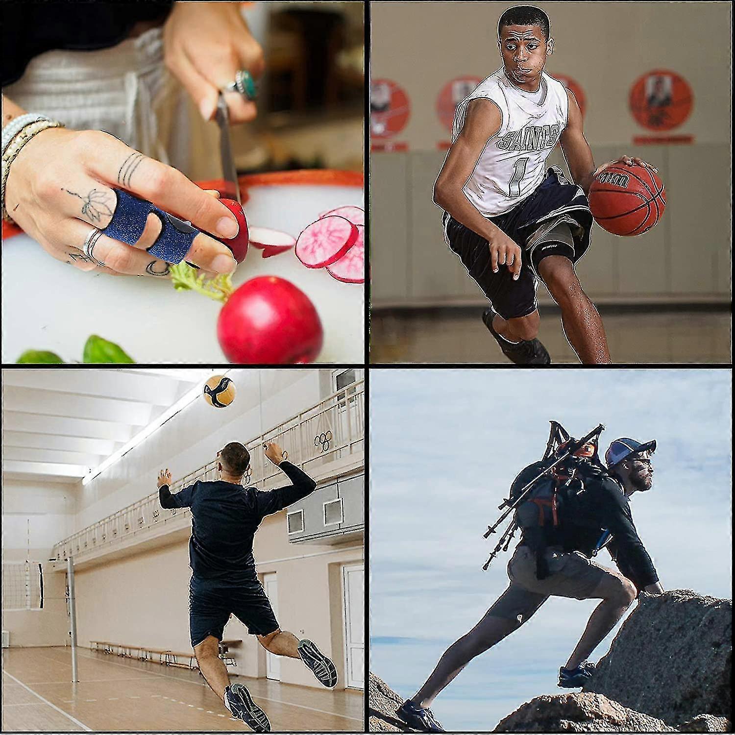 4 Pack Finger Splint Finger Straightener Finger Support Finger ...