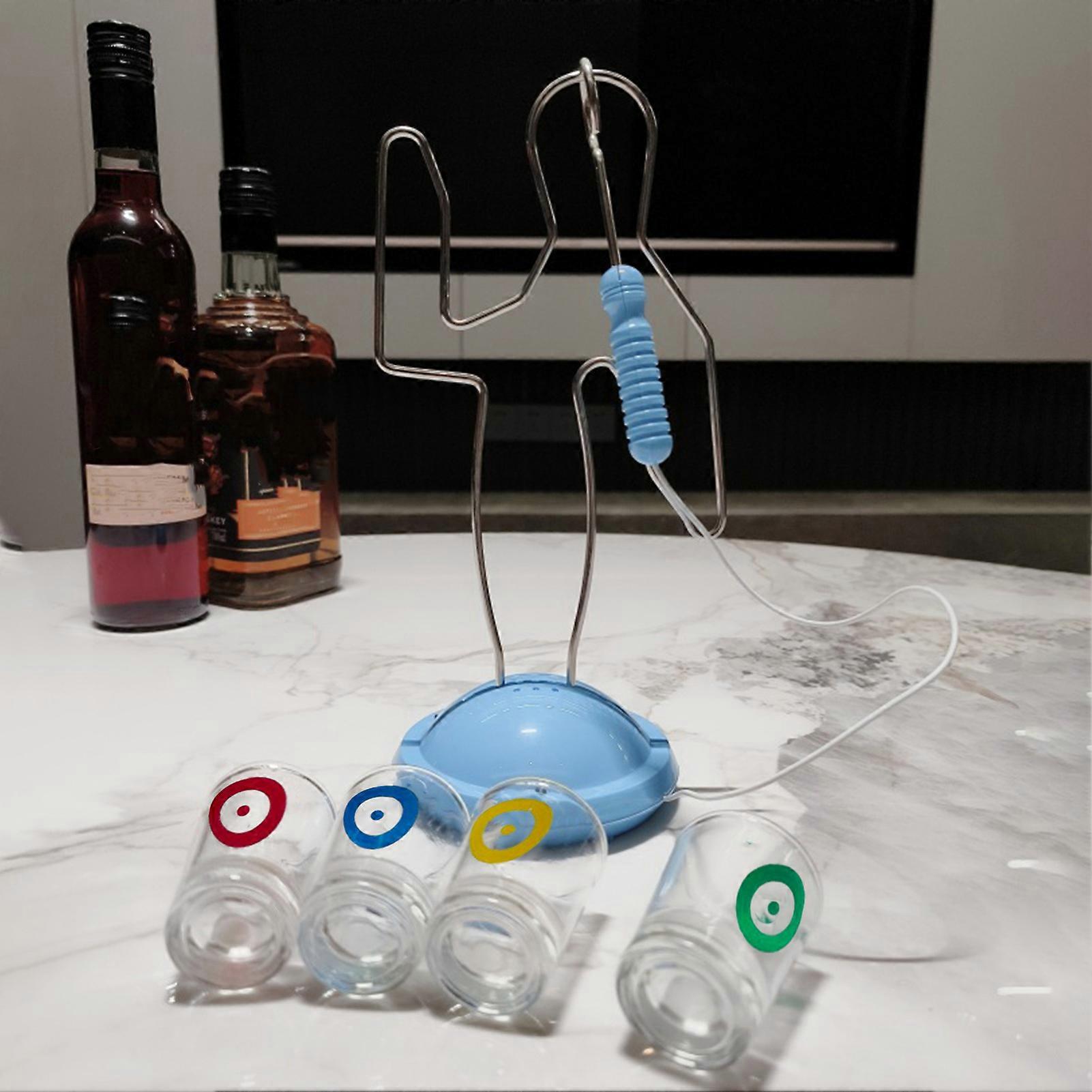 Buzz Wire Drinking Game Toy Kit with 4 Shot Glasses Funny Bachelorette Bachelor Bar Party Prop ...