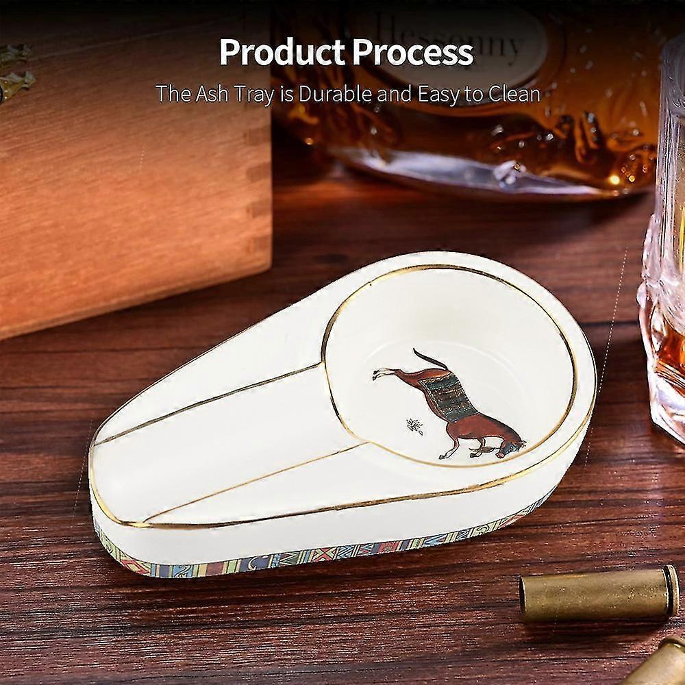 Cigar Ashtray Outdoor Ceramic Ashtray Ceramic Painted e Classic Mini ...