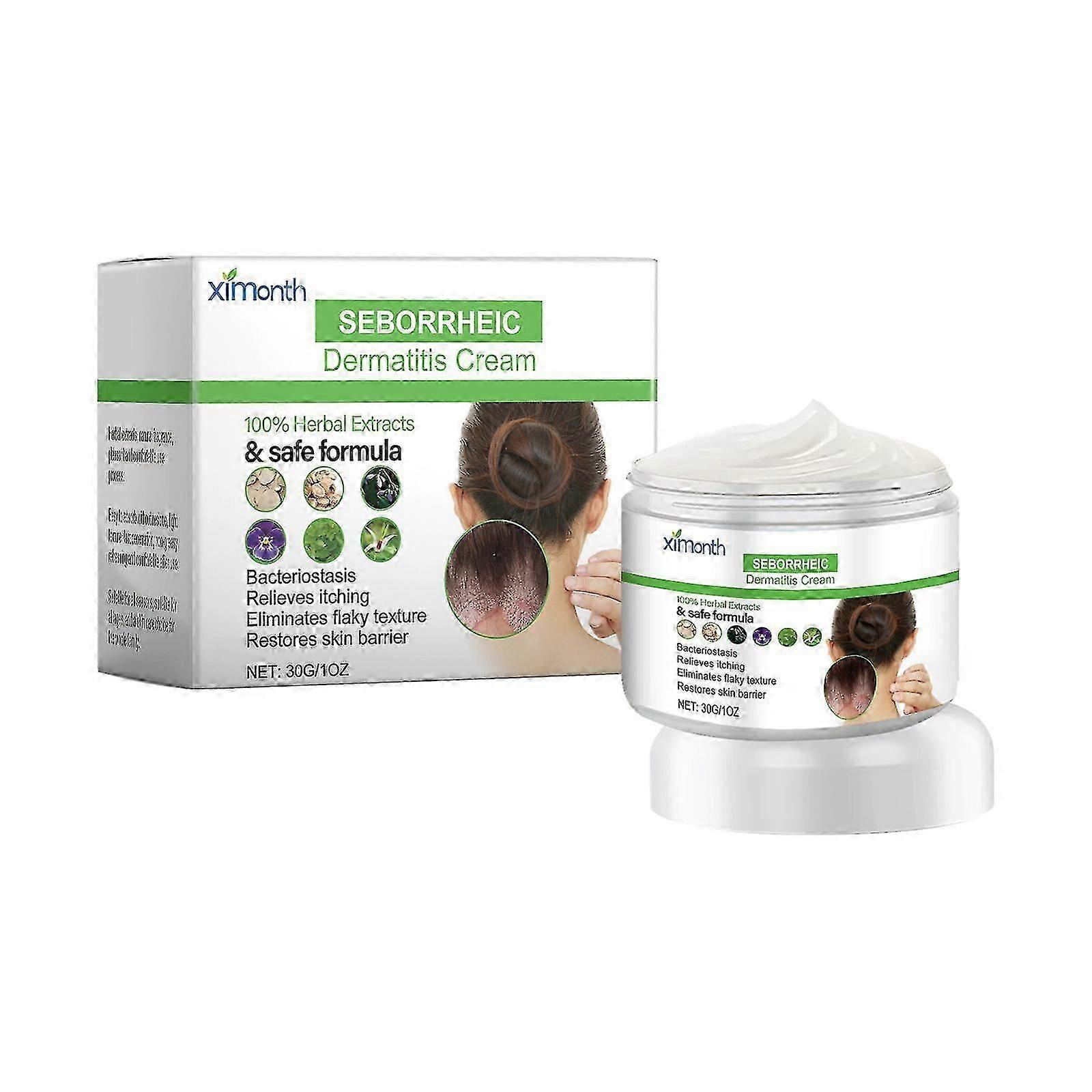 Seborrheic Dermatitis Cream, Fast Acting Seborrheic Dermatitis Scalp Treatment, Gives Comfort ...