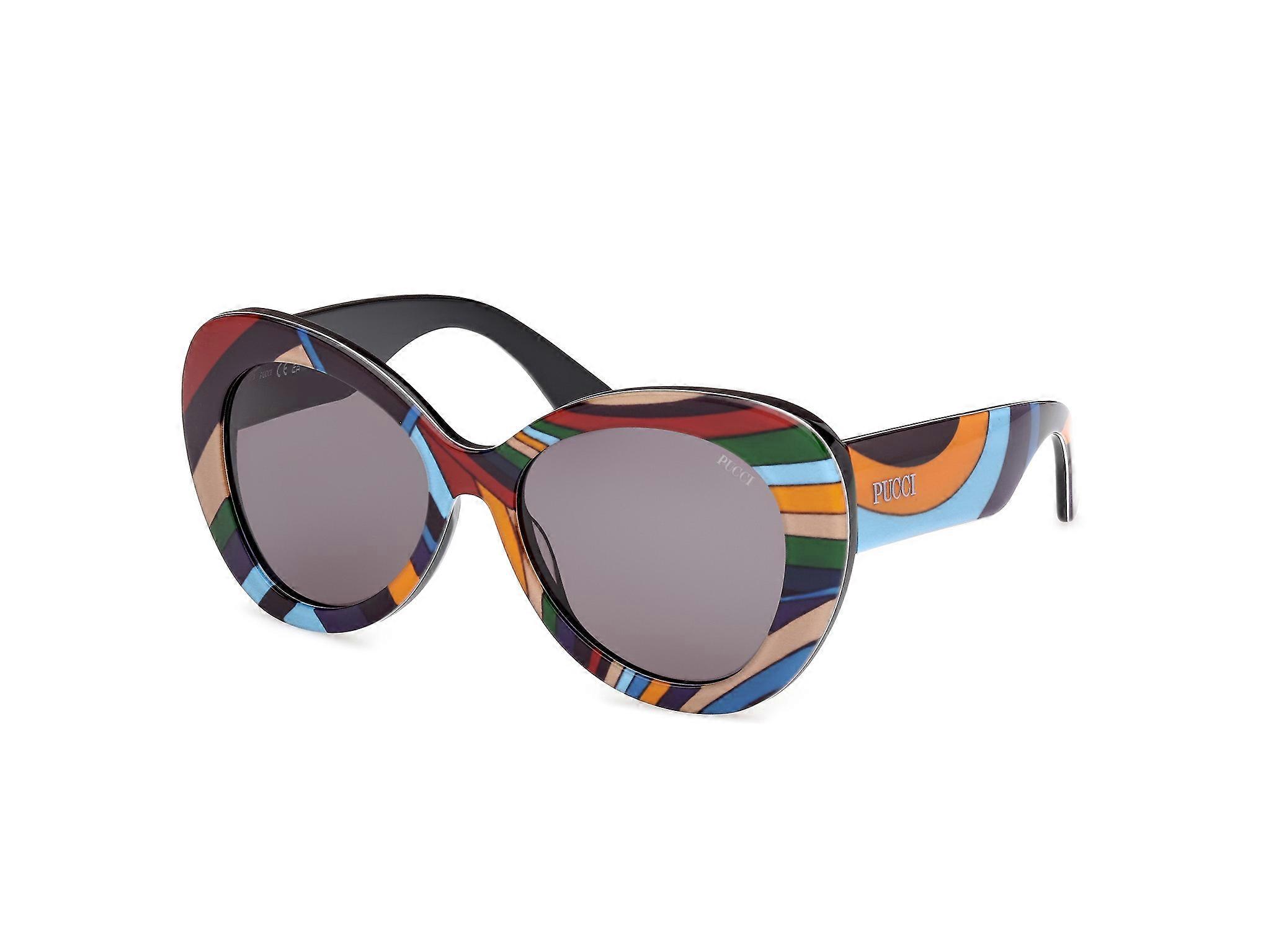 Sunglasses Pucci EP0232 99A black/texture 56/18/140 WOMAN | Fruugo US