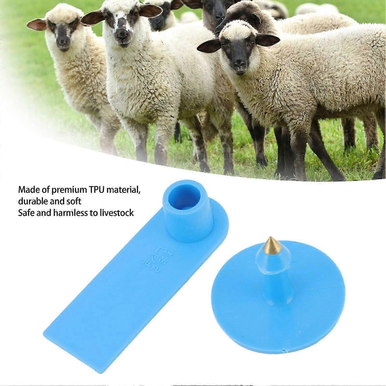 100Pcs Ear Tag Professional Livestock Blank Ear Tag for Pigs Cows ...