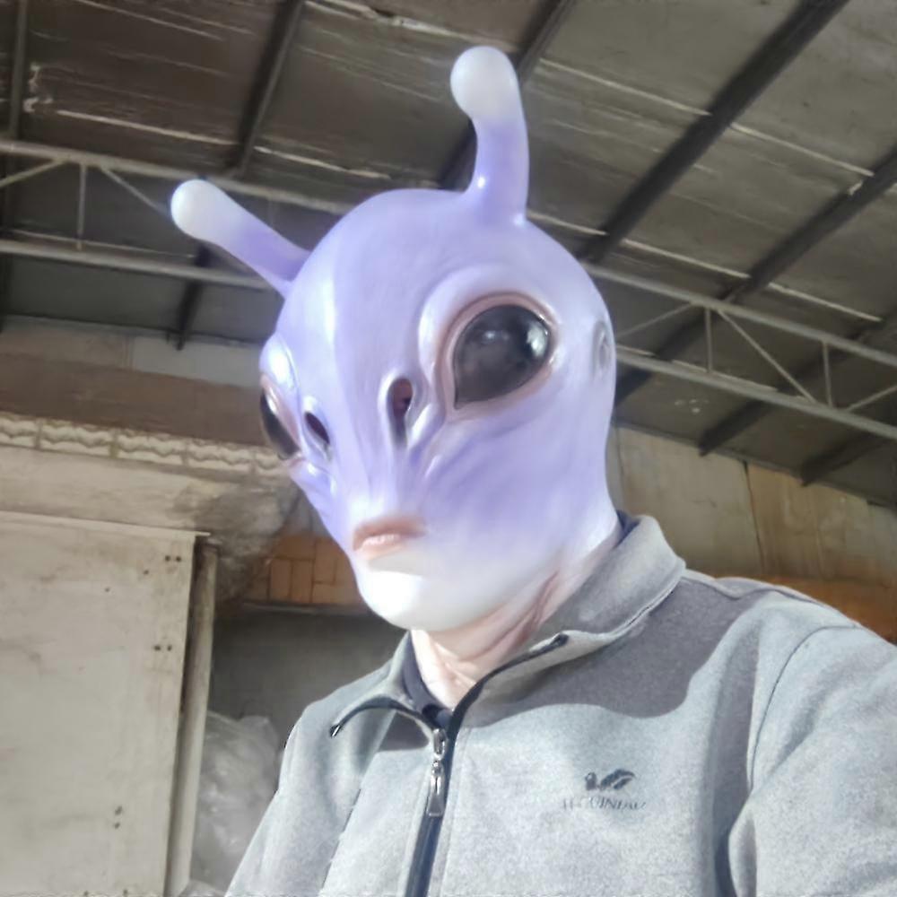 Purple Alien Mask 51 Area UFO Cute Alien Mask Halloween Carnival Party ...