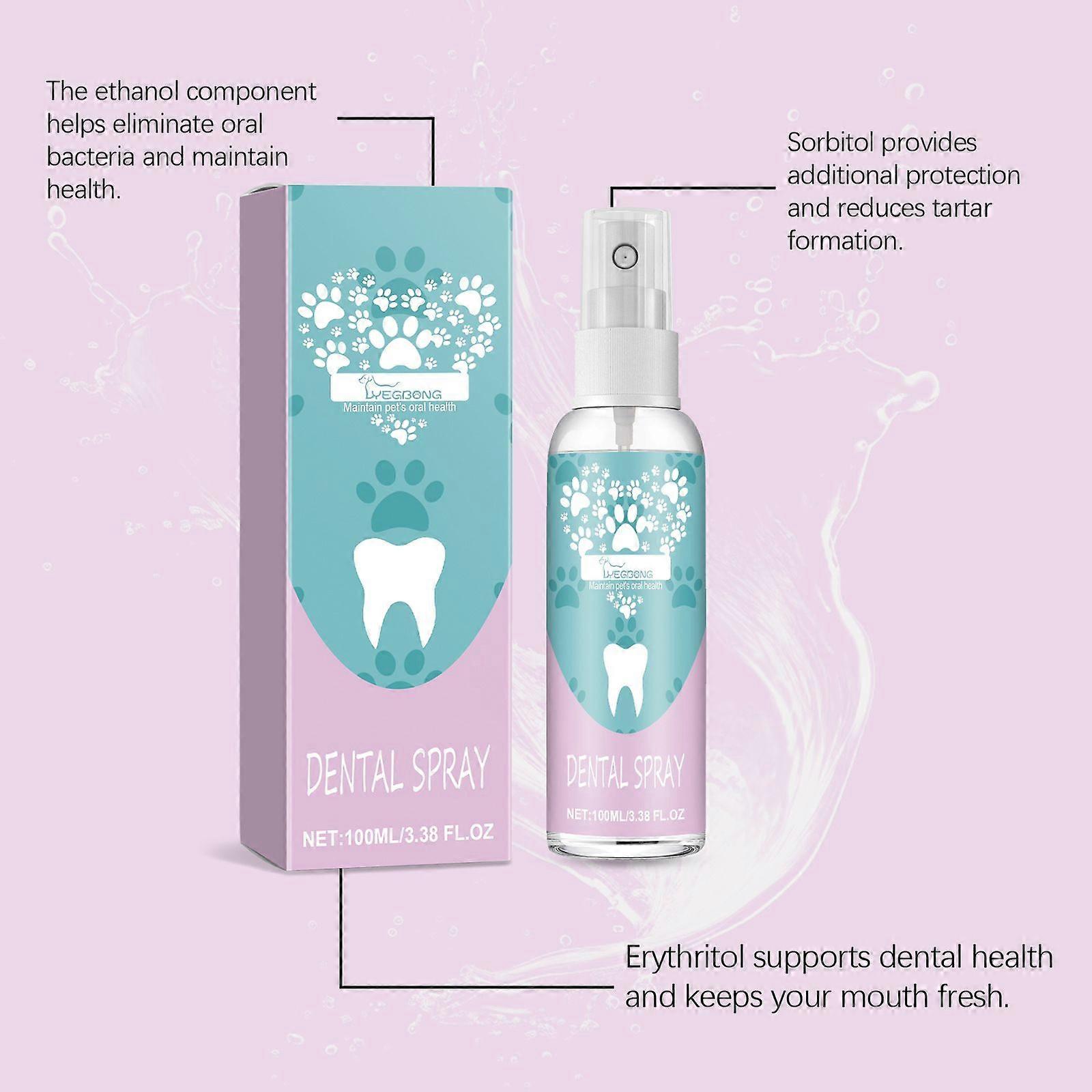 dental spray for dogs and cats, dental spray for fresh breath, against ...