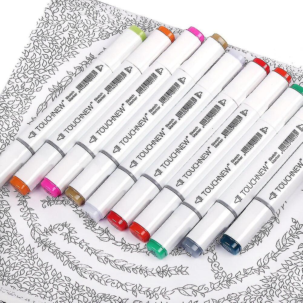 Set Of Alcohol Markers, Poster Design Markers, Double Tip Art Supplies ...