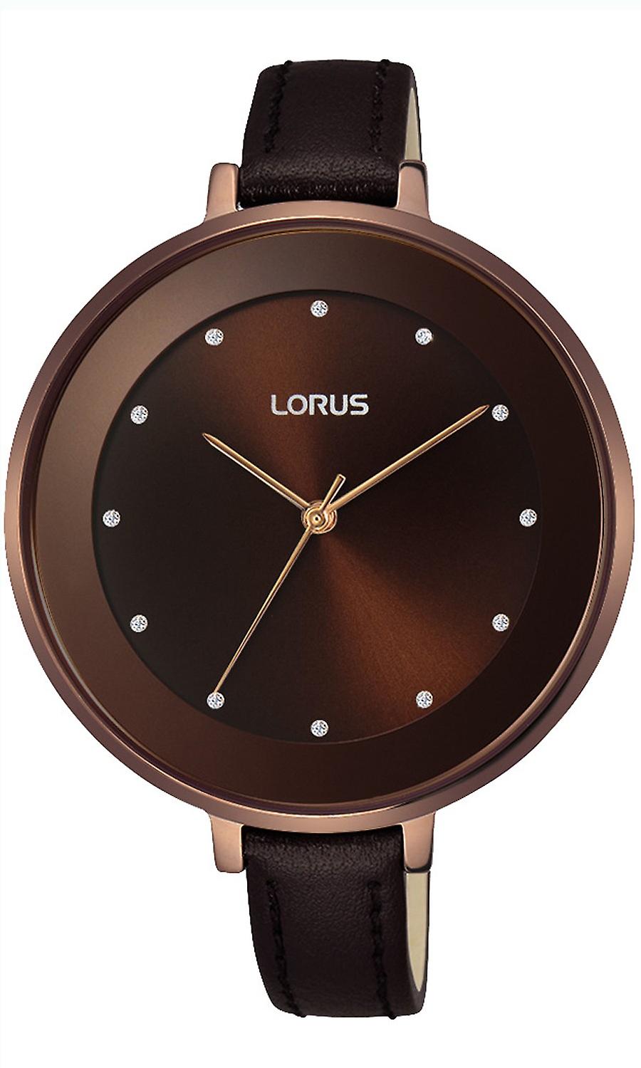 Lorus woman Quartz Analog Woman Watch with Cowskin Bracelet RG239LX9