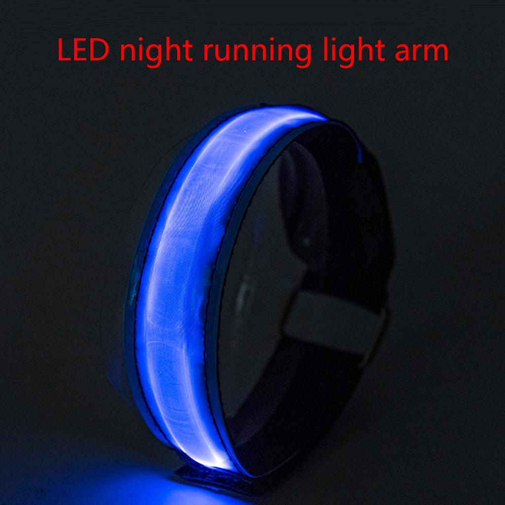 Reflective Led Light Armband Arm Strap Safety Belt Wristband For ...