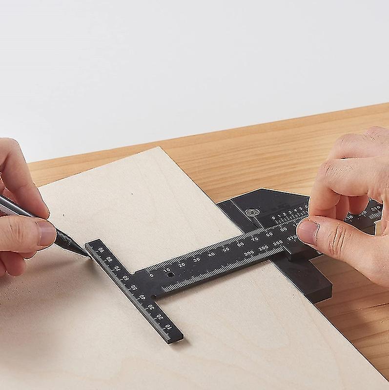 Woodworking T Ruler Carpenter's Angle Ruler Marking Ruler ...