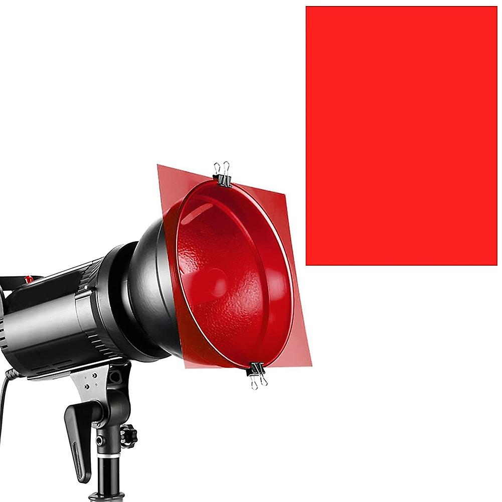 9pcs Gel Light Filter Color Correction Colored Overlays Film Lighting ...