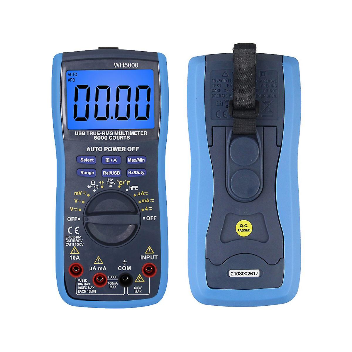 Digital Multimeter Counting Manual&Auto Range, Voltage, Current ...
