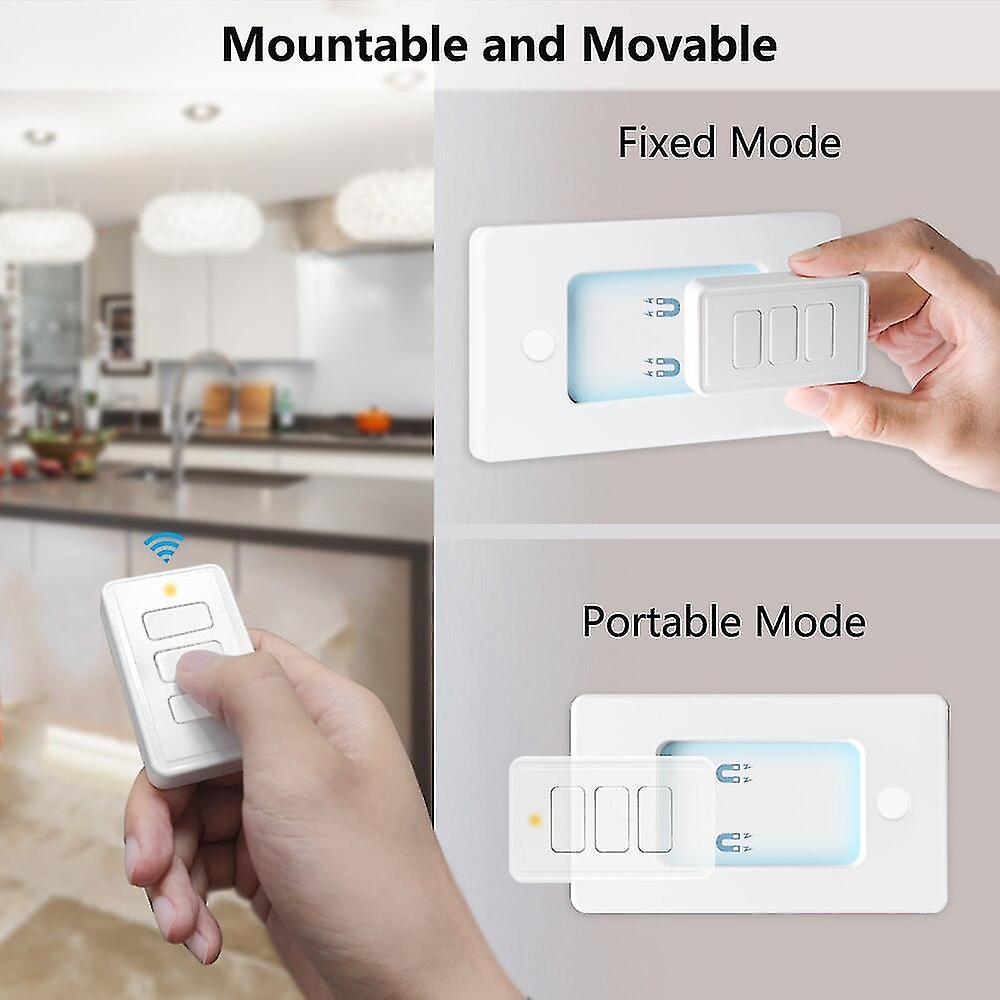 Loratap Wireless Relay Module With Us Standard 1 2 3 Gang Mountable And ...