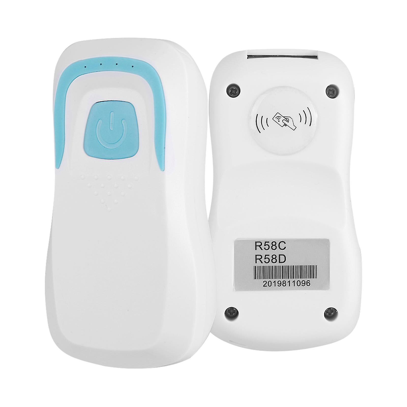 Bluetooth Rfid Card Reader Wireless Code Scanner With 5 Cards White Ic ...