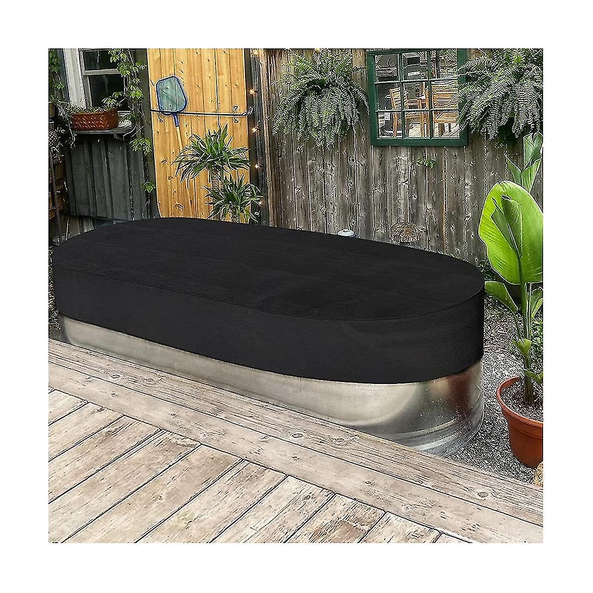 6ft Oval Tank Pool Cover, Tank Cover With Stora Bag,durable 420d Ox Sto ...
