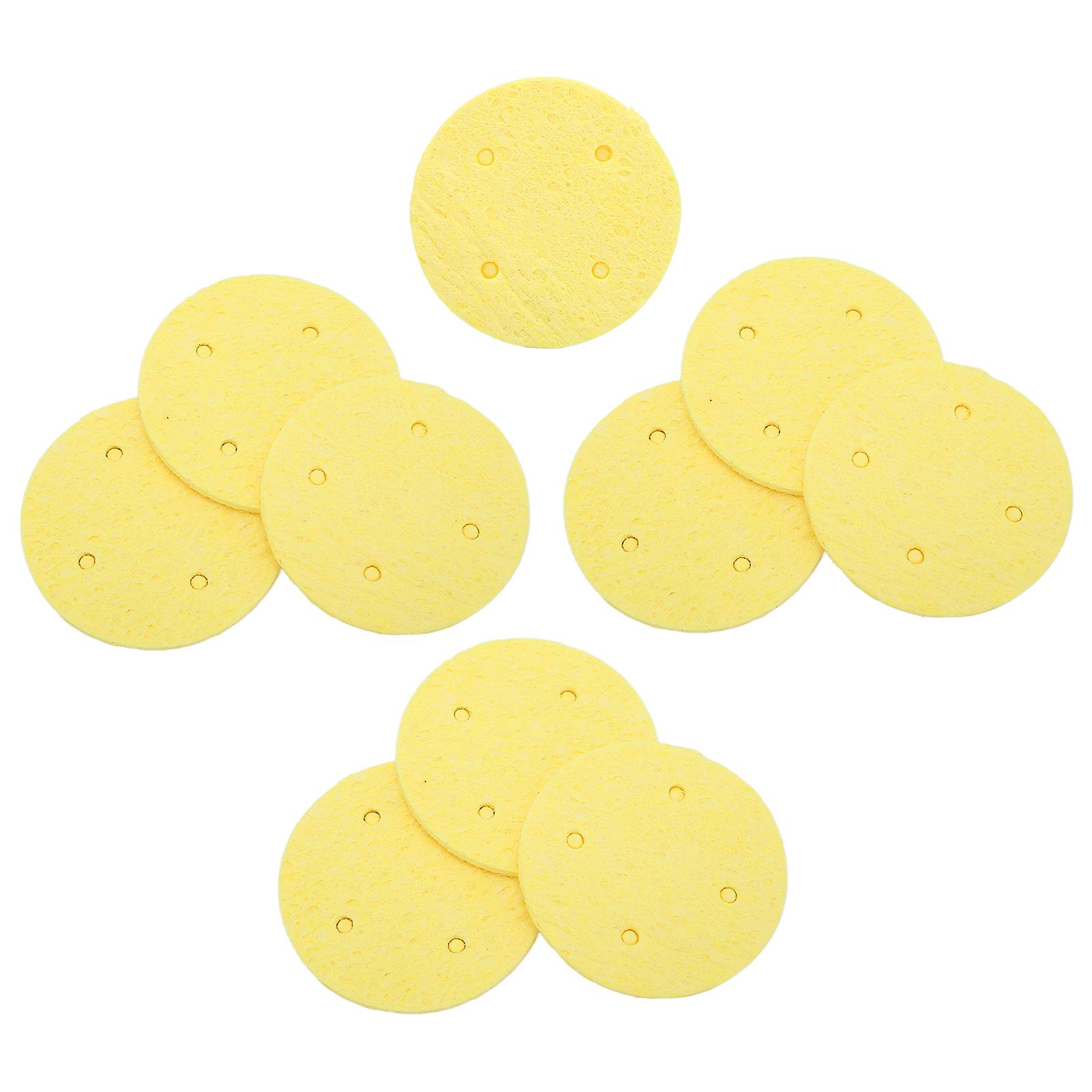 10pcs 60mm EMS Electrodes Conductive Pads Sponge Reusable Replacement ...