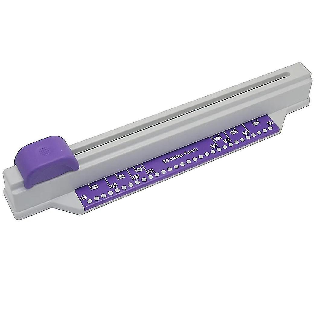 30 Holes Puncher Sliding Light Duty Paper Punch 30 Holes A4 B5 A5 A7 B7 ...