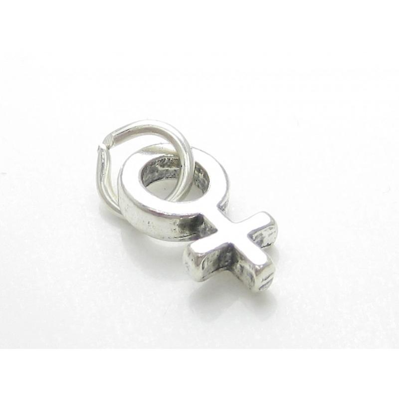 Female Symbol Sterling Silver Charm .925 X 1 Lady Charms - 3855 | Fruugo UK