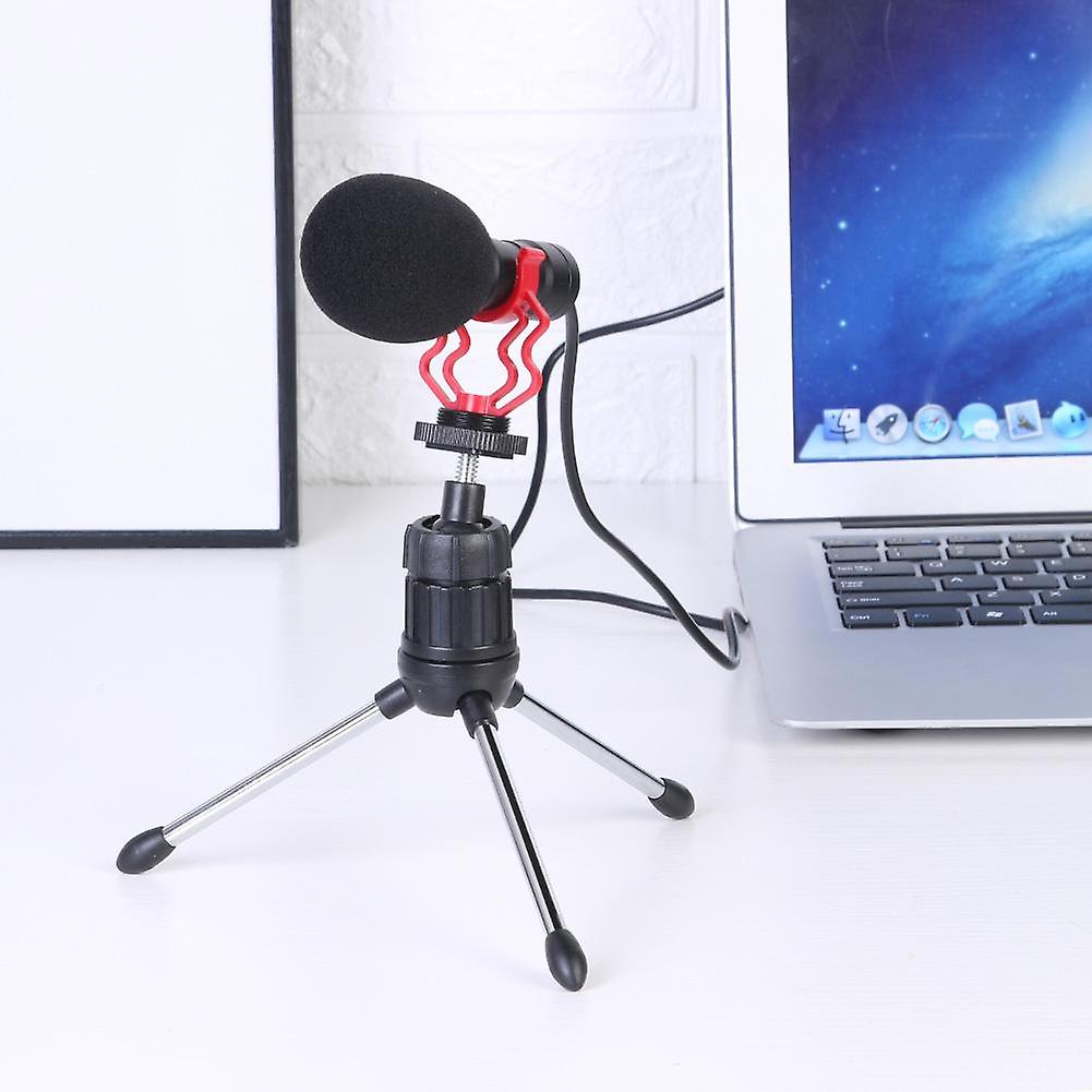 Wired omnidirectional microphone condenser recording microfone ultra ...