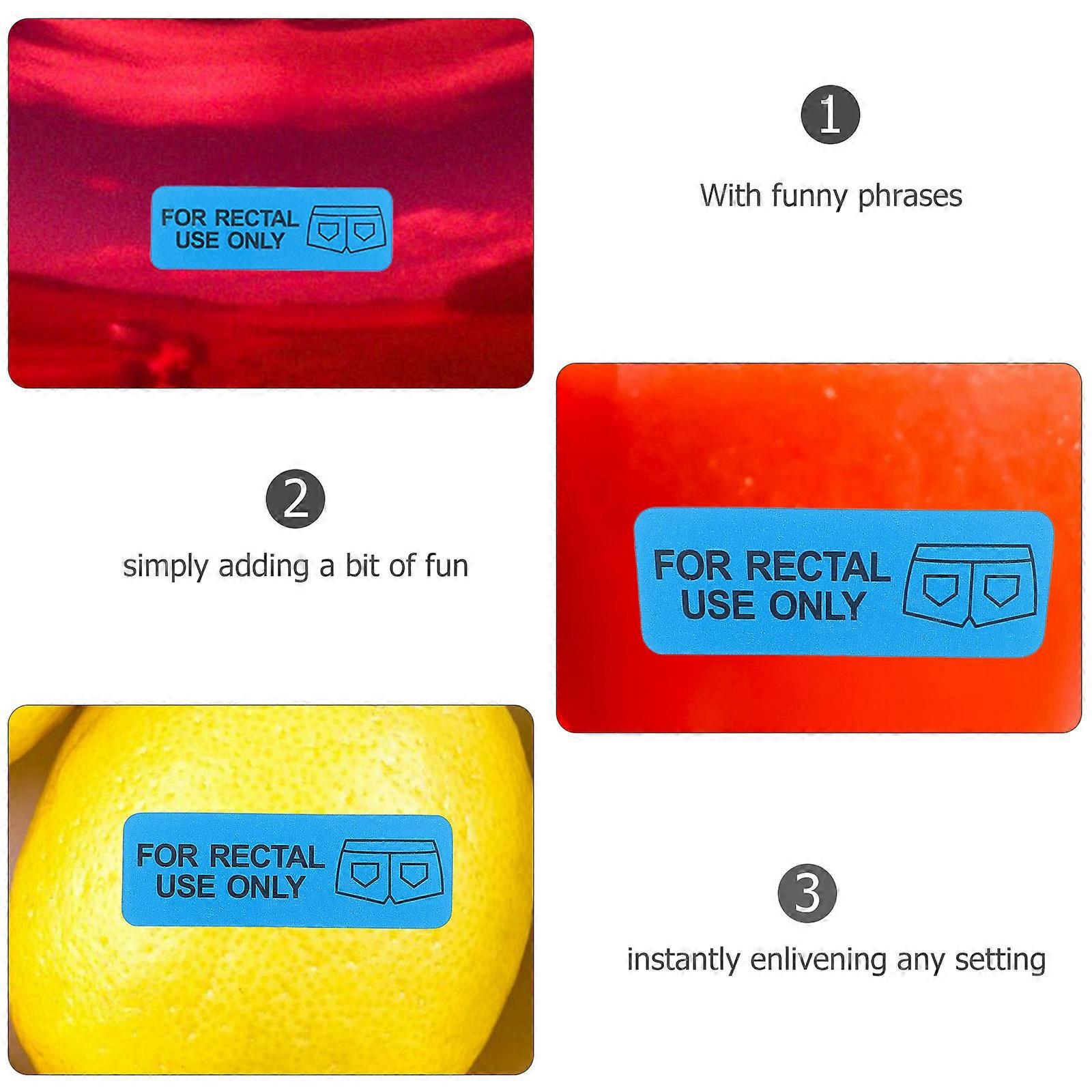 1 Roll Rectal Use Only Stickers Rectal Labeling Stickers Prank Stickers ...