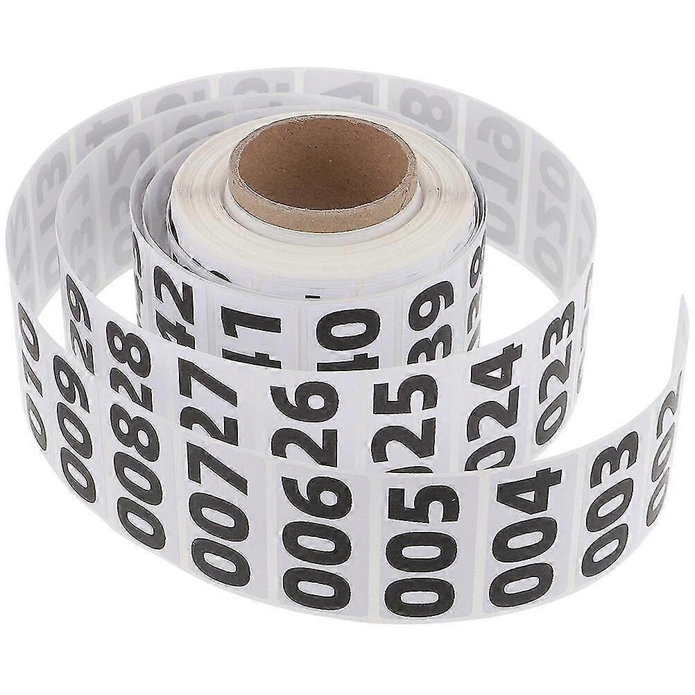 1 Roll Number Stickers Consecutive Number Labels Warehouse Label ...