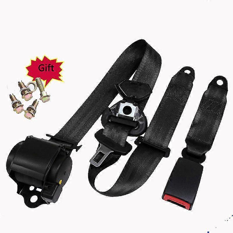 Approved Ce Retractable 3 Point Safety Seat Belt With Bolts Emergency ...