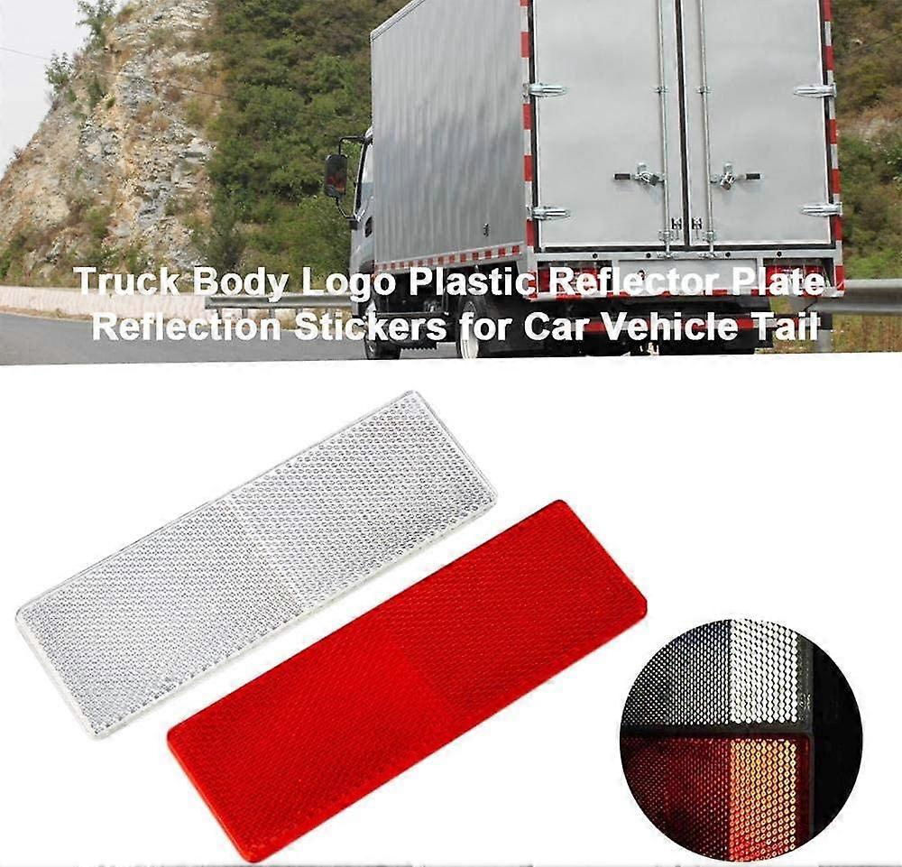 12 Pieces Truck Reflectors, Reflective Warning Plate, Reflectors For ...