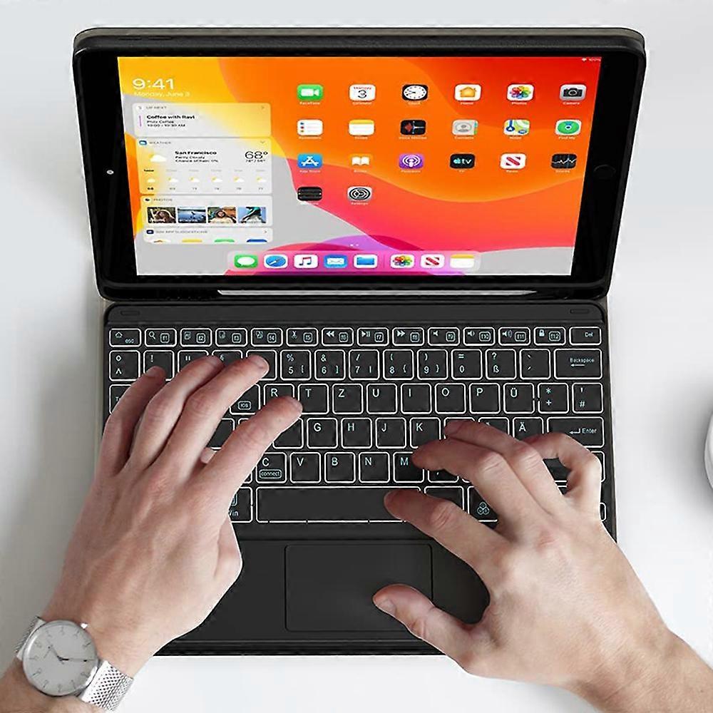 iPad 10.2" Touchpad Keyboard Case ipad 9th Gen | Fruugo UK